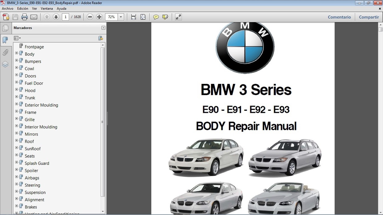 BMW E90/E91/E92/E93 Body Repair - Manual de Carrocería - Car.Repair.Manuals