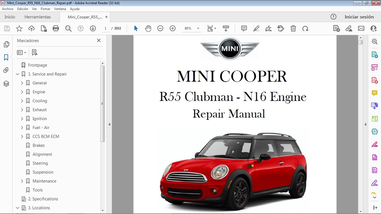 MINI COOPER R55 Clubman N16 2011-2014 Workshop Repair - Car.Repair.Manuals
