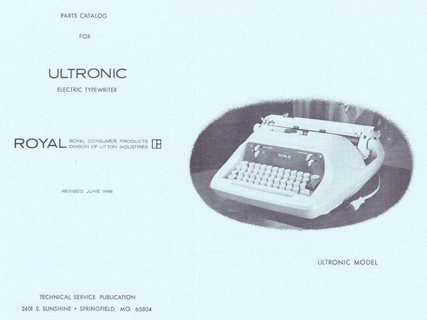 Royal Typewriter - TWDB Operation: OOPRAP