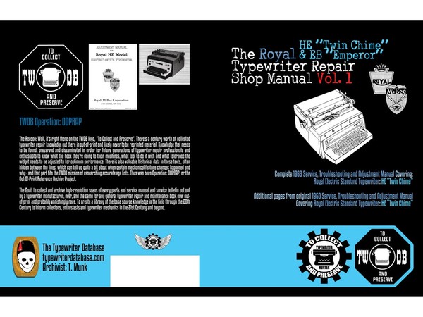 Royal Typewriter - TWDB Operation: OOPRAP
