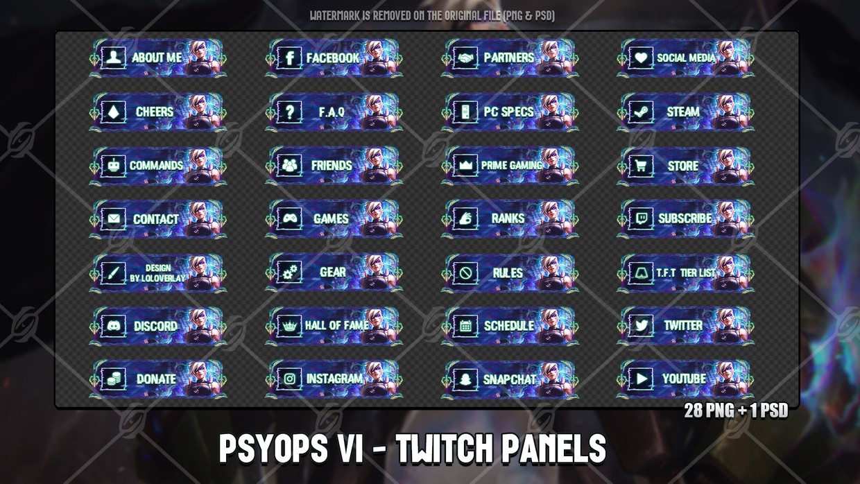 PSYOPS VI - TWITCH PANELS - LoLoverlay