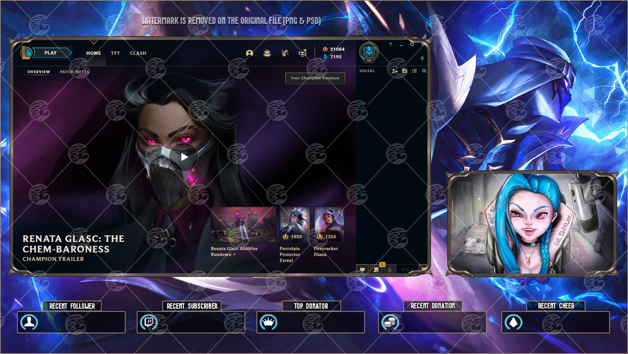 ⚡️ SHOCKBLADE KASSADIN - LOBBY OVERLAY - LoLoverlay