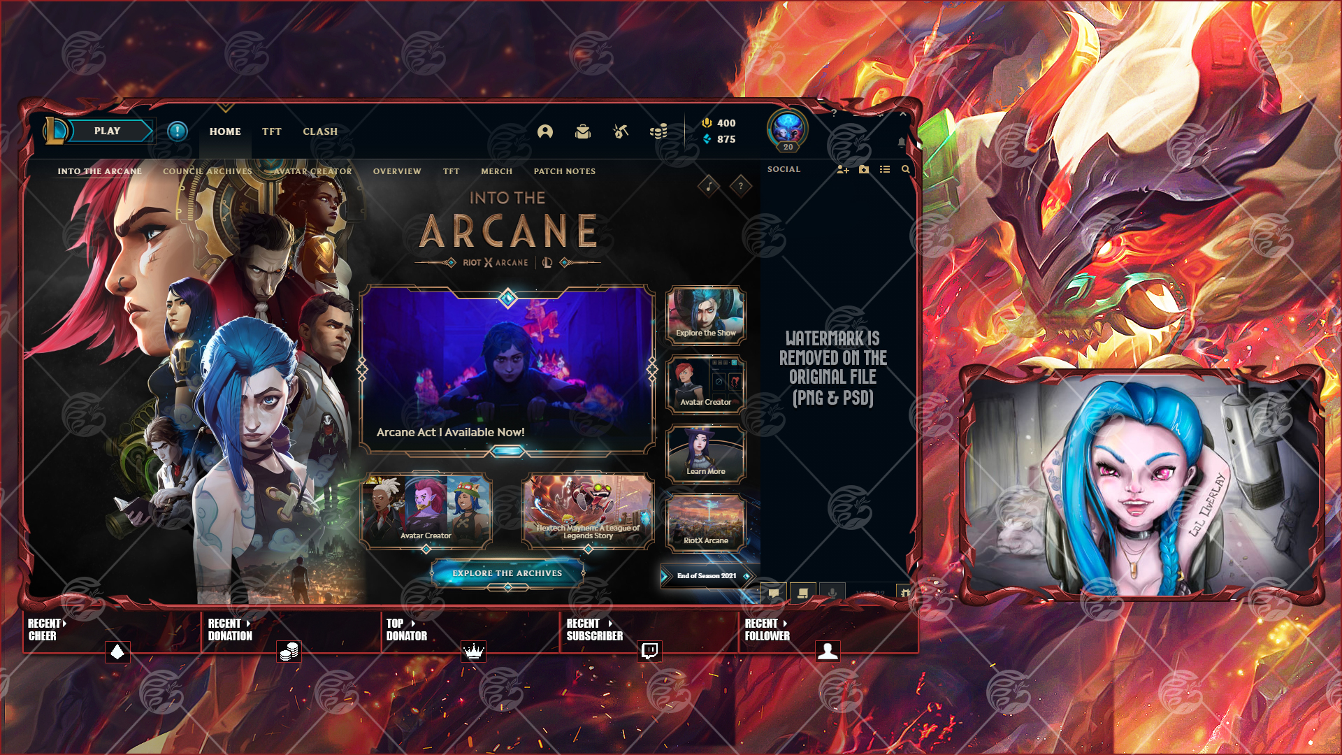 LOBBY OVERLAY - LoLoverlay