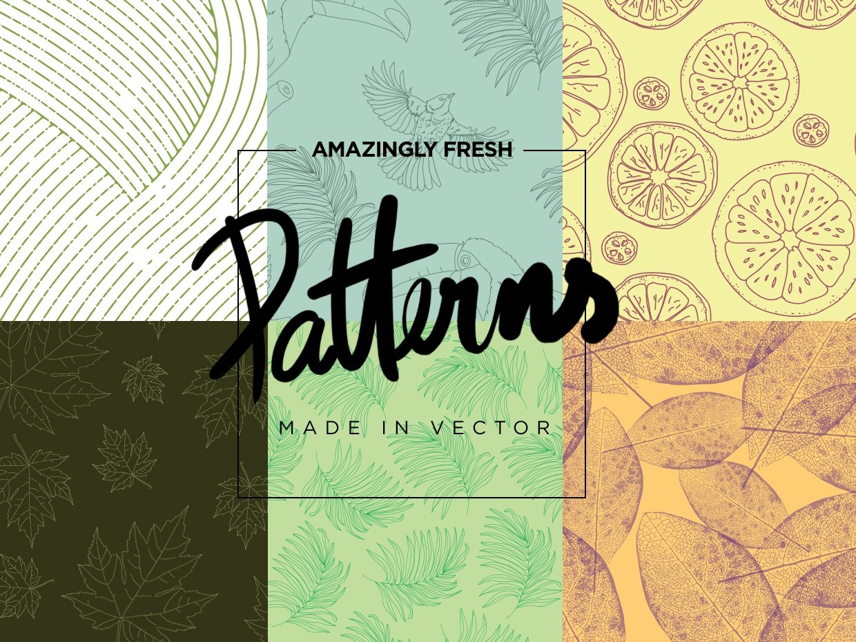 AMAZINGLY FRESH VECTOR PATTERNS! - FGD