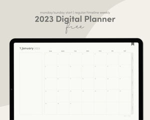 2023 Digital Planner Hanri Studio