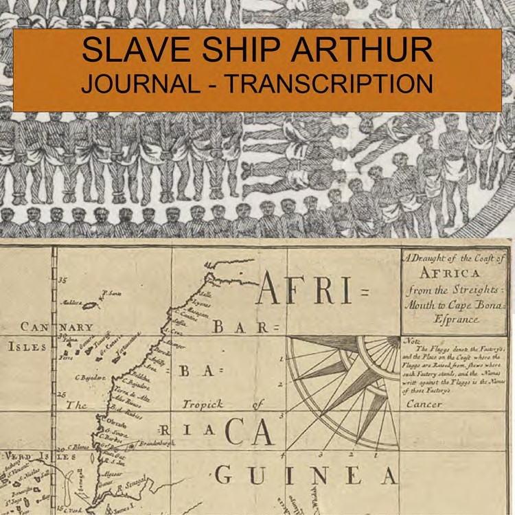 Slave Ship Arthur 1677 Journal - PaperlessArchives.com