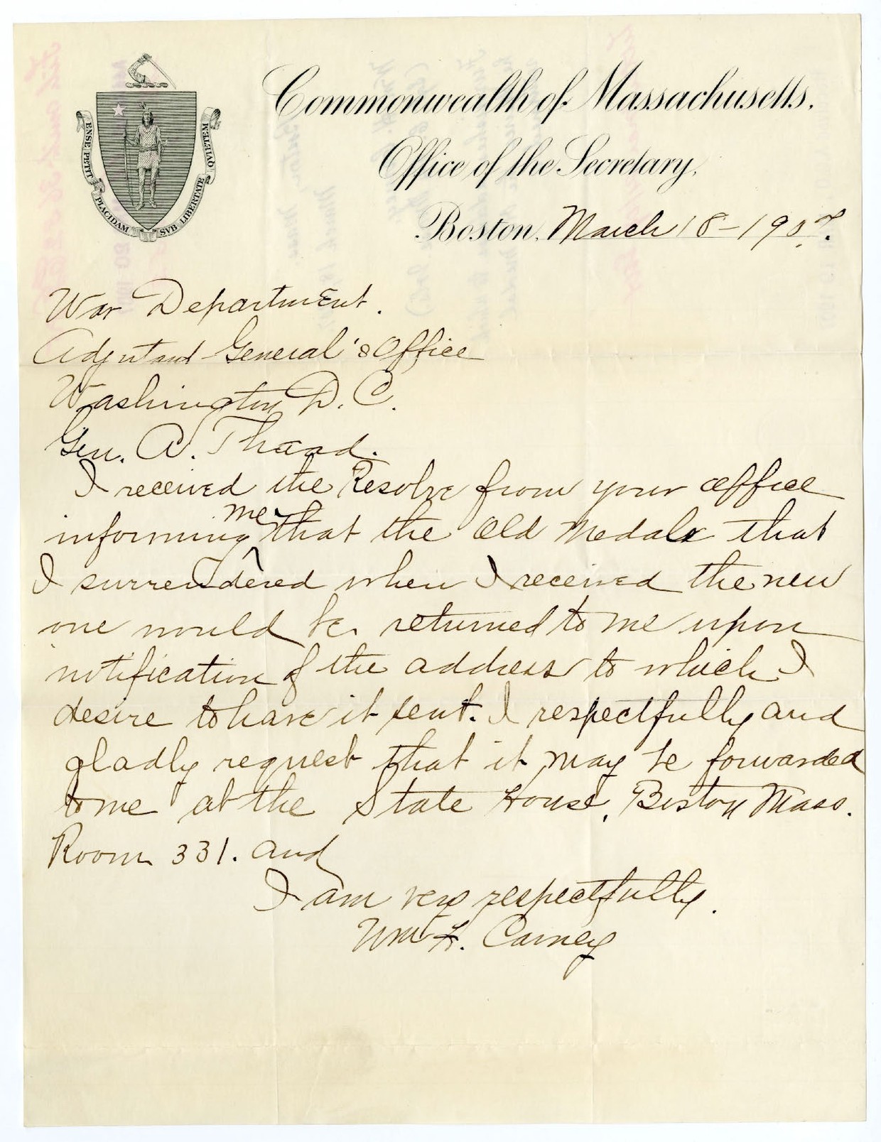 William Carney Medal Of Honor
