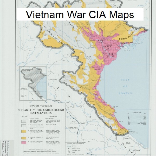 Vietnam War CIA Maps - PaperlessArchives.com