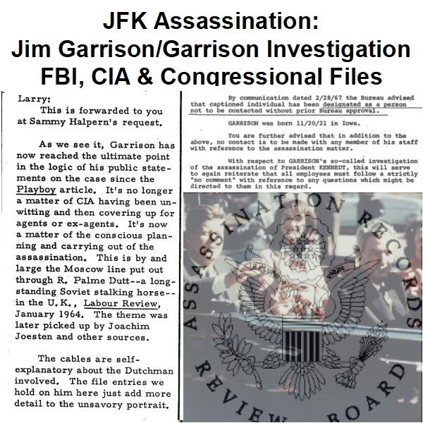 JFK Assassination: Jim Garrison/Garrison Investigation ...