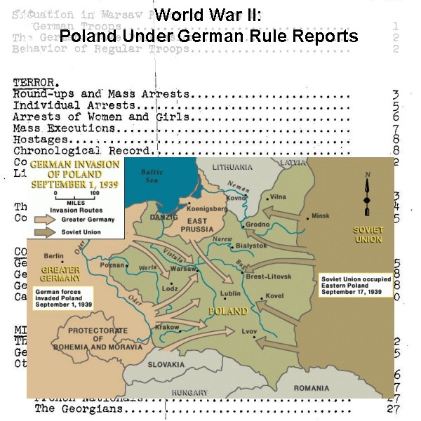 World War II: Poland Under German Rule Reports - PaperlessArchives.com