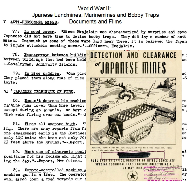 World War II: Japanese Landmines, Marinemines and Bobb ...