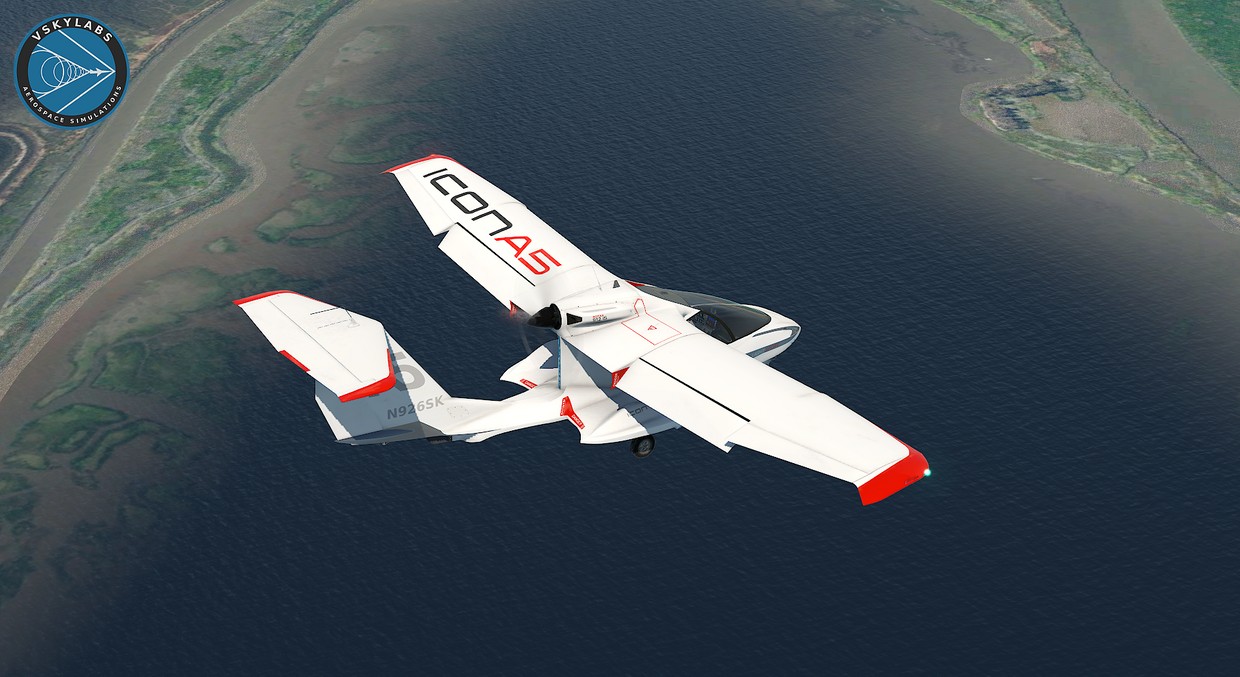 VSKYLABS Test-Pilot: ICON-A5 Project - VSKYLABS Aerospace Simulations