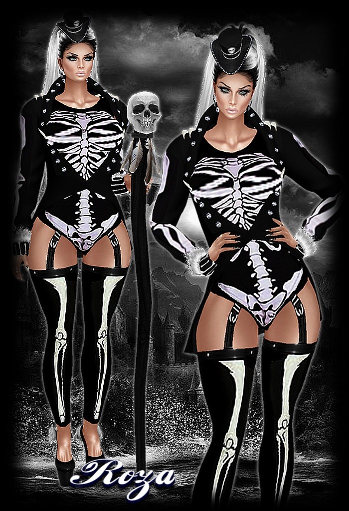 Skeleton Bundle TEXTURE IMVU - llROZAll IMVU