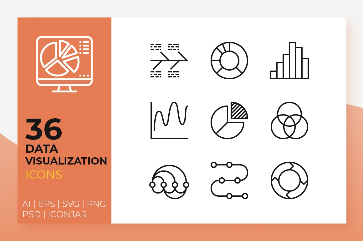 Data Visualization Icons - Becris Design