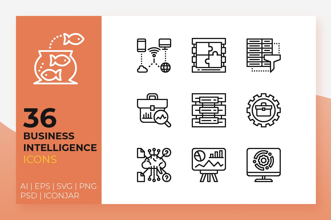 Business Intelligence Icons - Becris Design