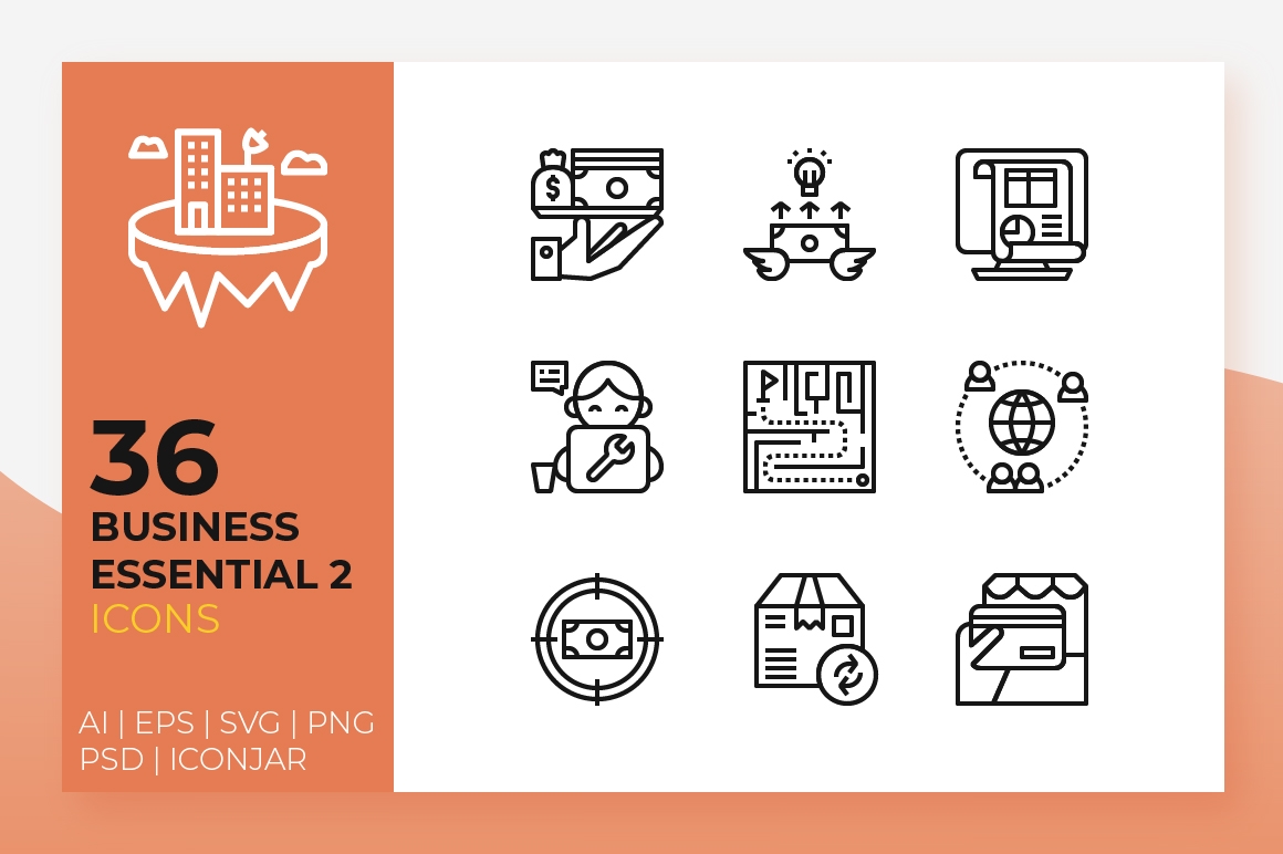 Business Essential 2 Icons - Becris Design