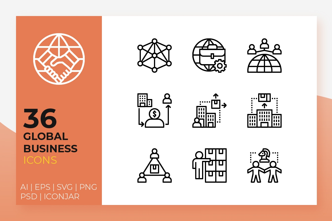 Global Business Icons - Becris Design
