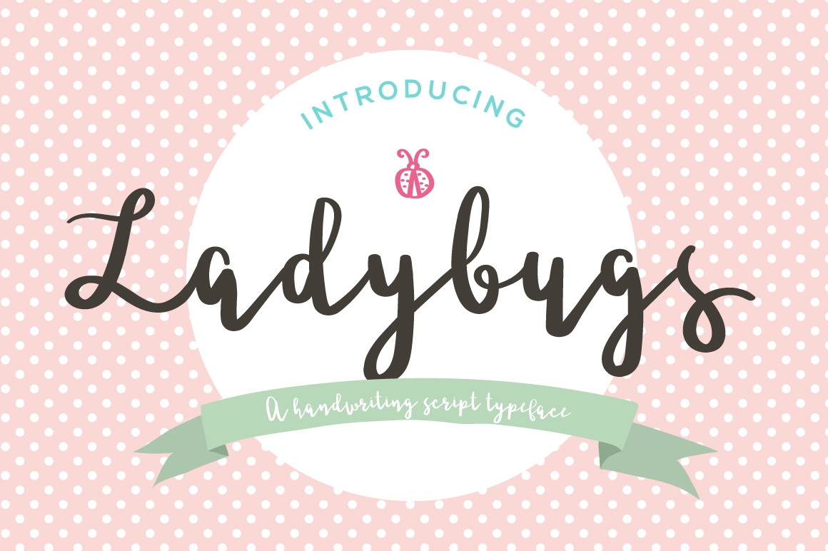Ladybugs Script Font - Becris Design