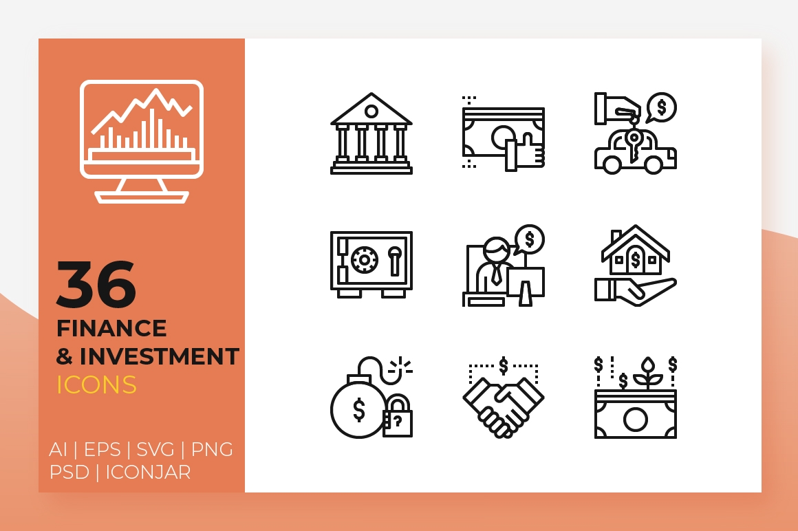 Finance & Investment Icons - Becris Design