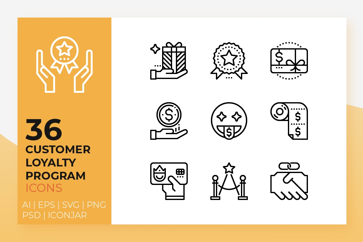 Customer Loyalty Program Icons - Becris Design