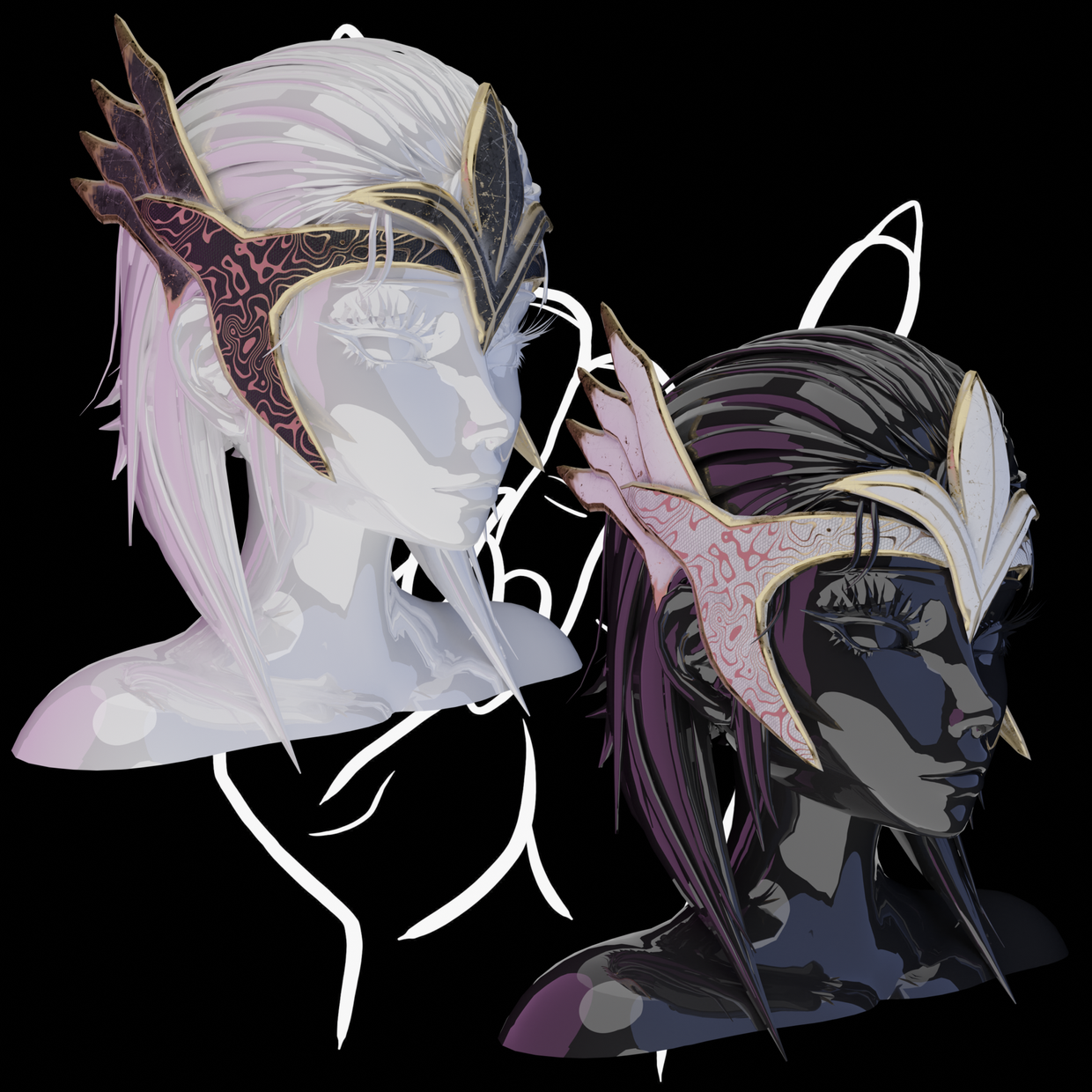 FANTASY ARMOUR HEADPIECE - Deimos