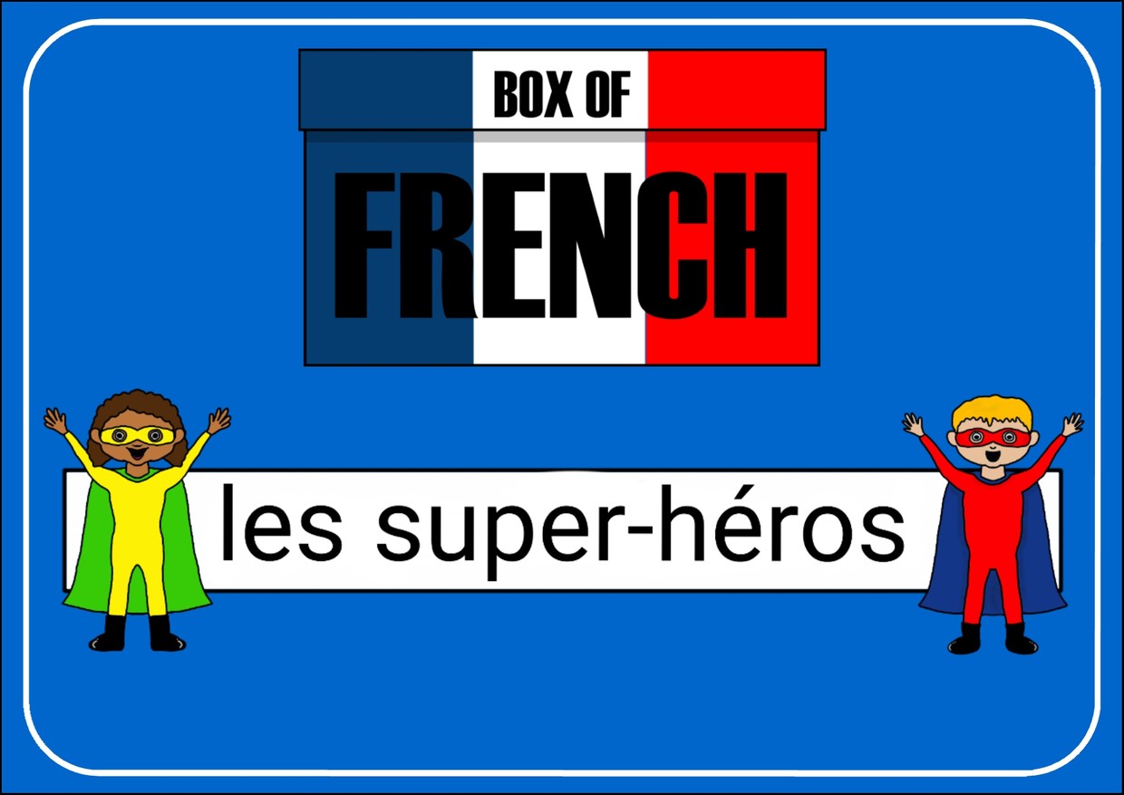 Box of French: Les Super-héros - Ideas Education Ltd