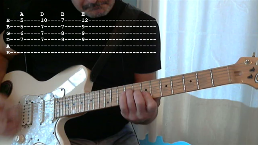 The End, The Beatles Video guitar lesson (On-screen ta - MikeGuitarTabs