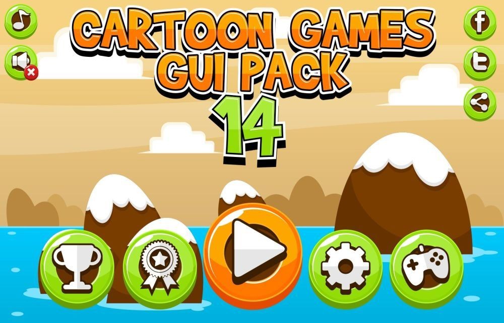 Chocolate Candy - Game GUI - GameArt2D.com