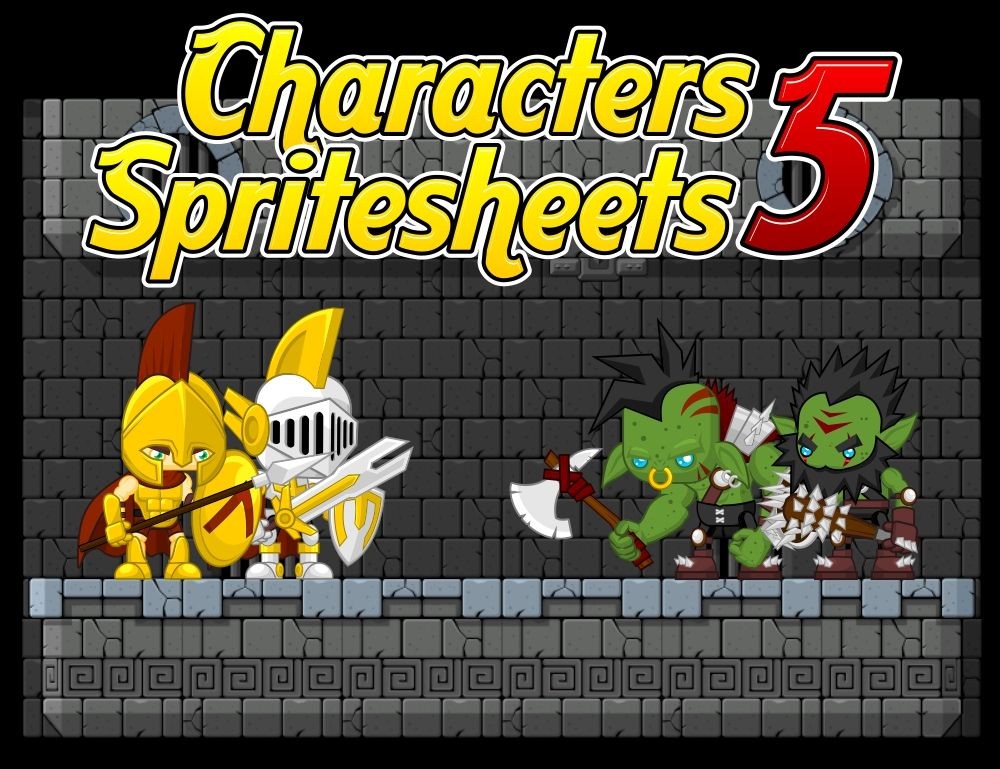 Knight vs Orc - Game Sprites - GameArt2D.com