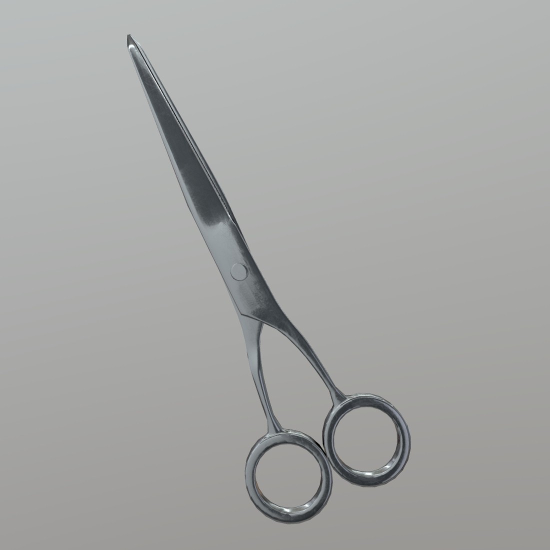 Scissors 3 - low poly PBR 3d model - plaggy