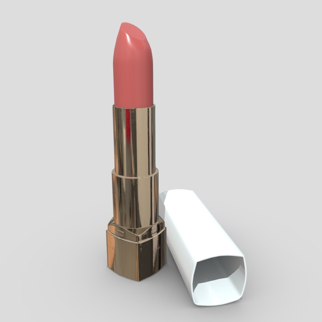 Lipstick 3 - low poly PBR 3d model - plaggy