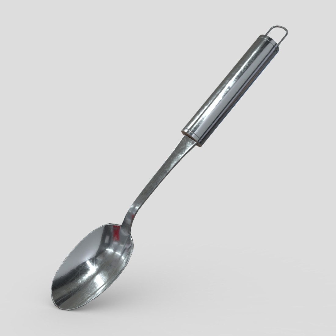 Spoon - low poly PBR 3d model - plaggy