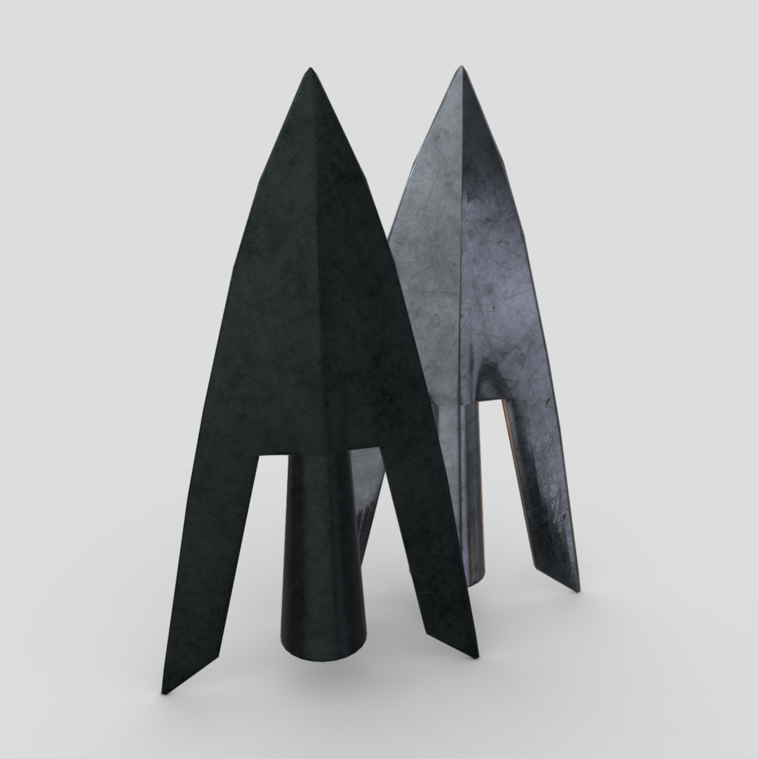 Arrowhead 4 - low poly PBR 3d model - plaggy