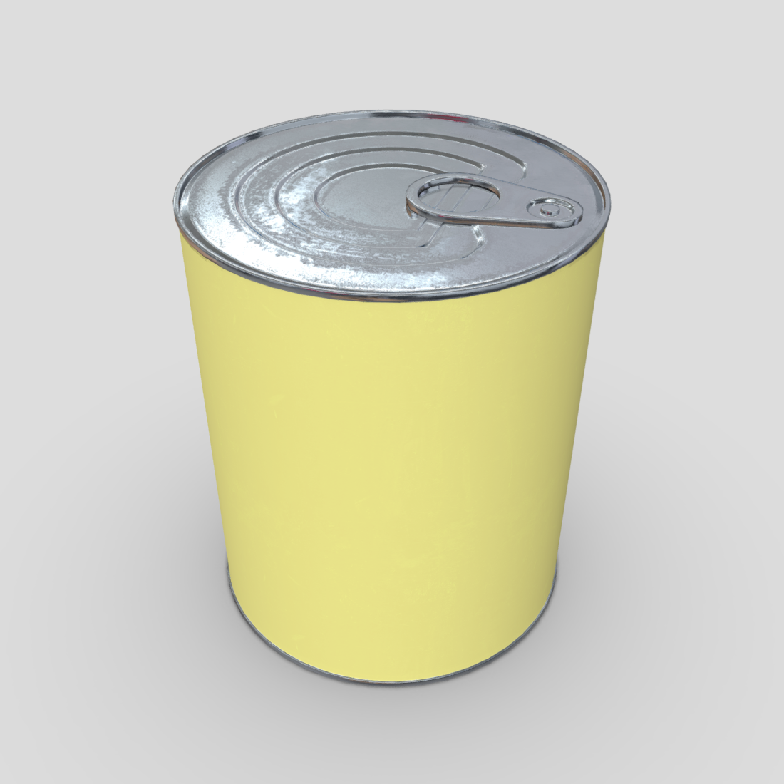 Tin Can 3 - low poly PBR 3d model - plaggy
