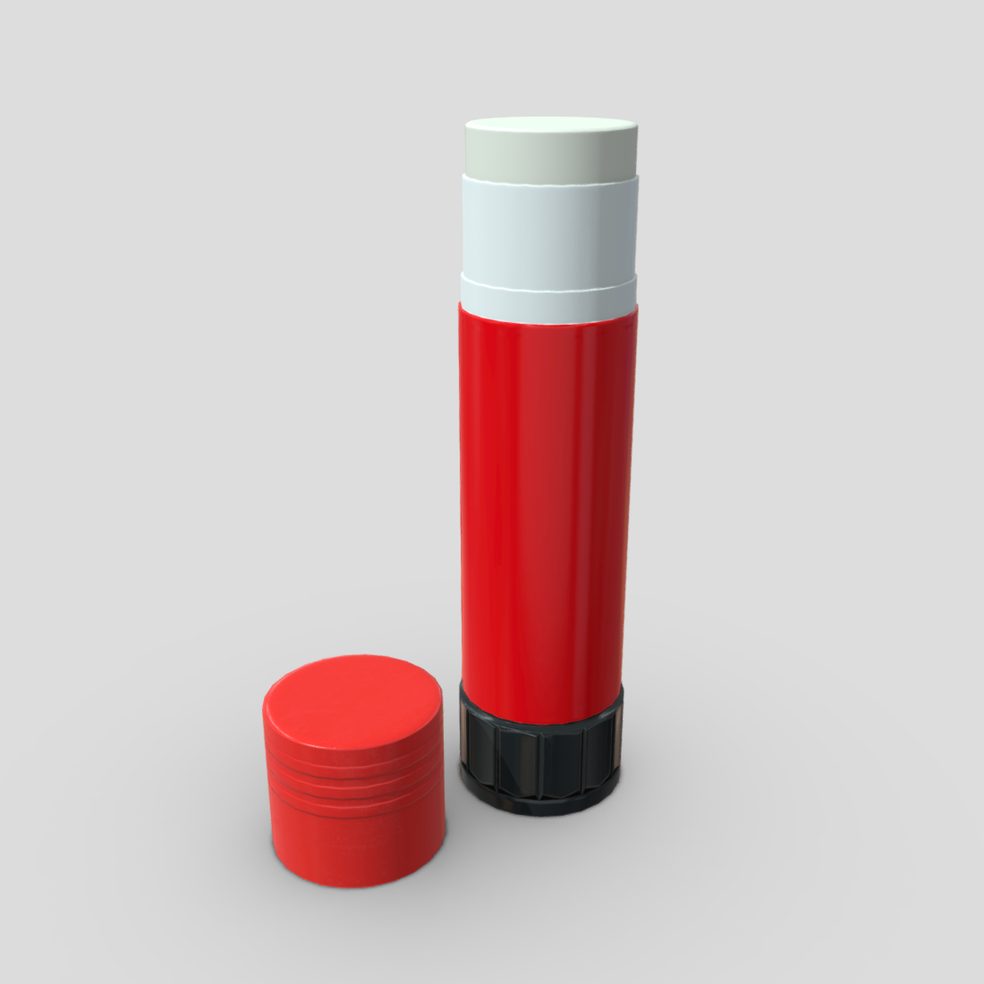Glue Stick Open - low poly PBR 3d model - plaggy