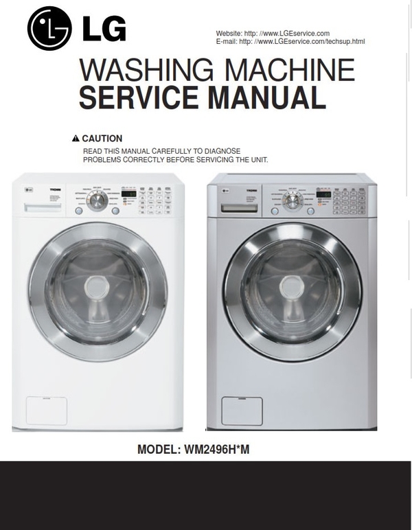 Whirlpool AWO D 7414 Washing Machine Service Manual an - serviceandrepair