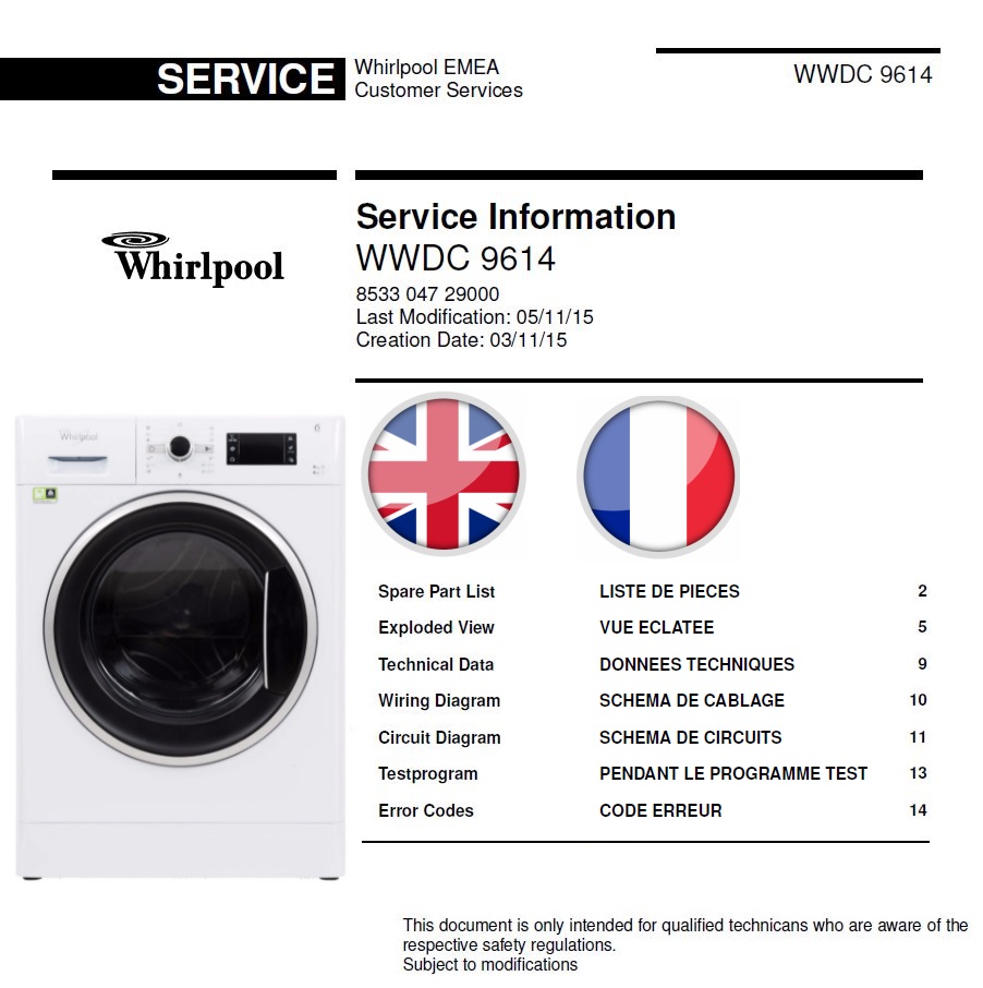 LG F1073ND Washer Service Manual and Repair Guide - serviceandrepair