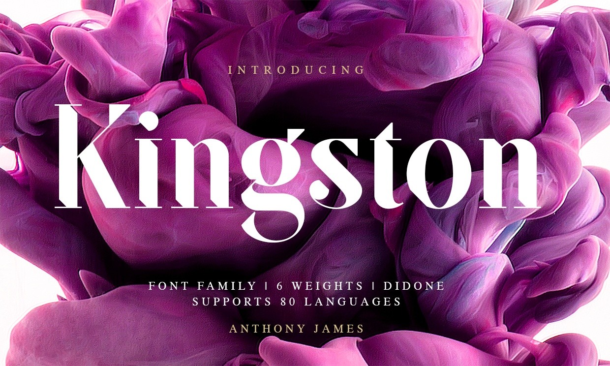 SF Kingston | Font Family - anthony james