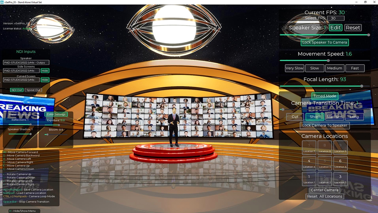 iSet3D - 3D Virtual Set Design Software