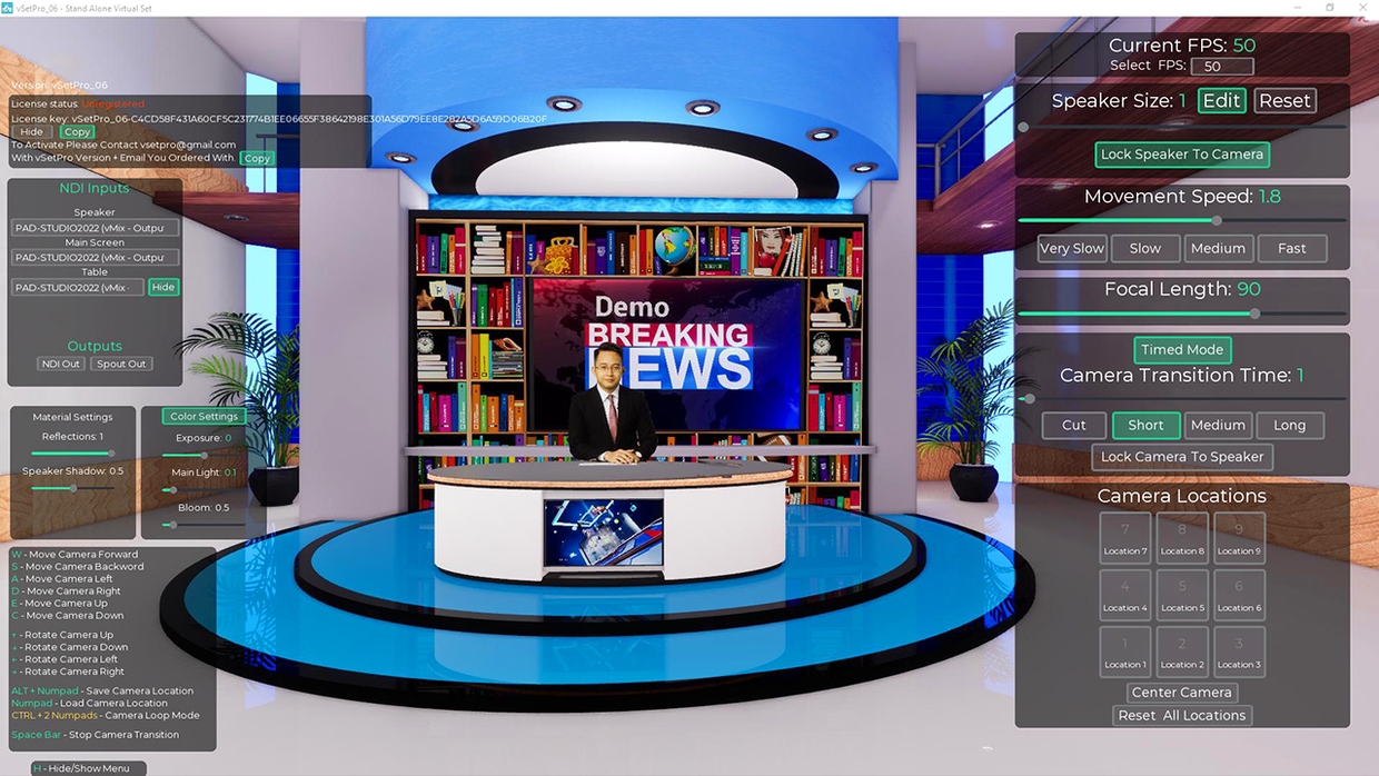 iSet3D - 3D Virtual Set Design Software