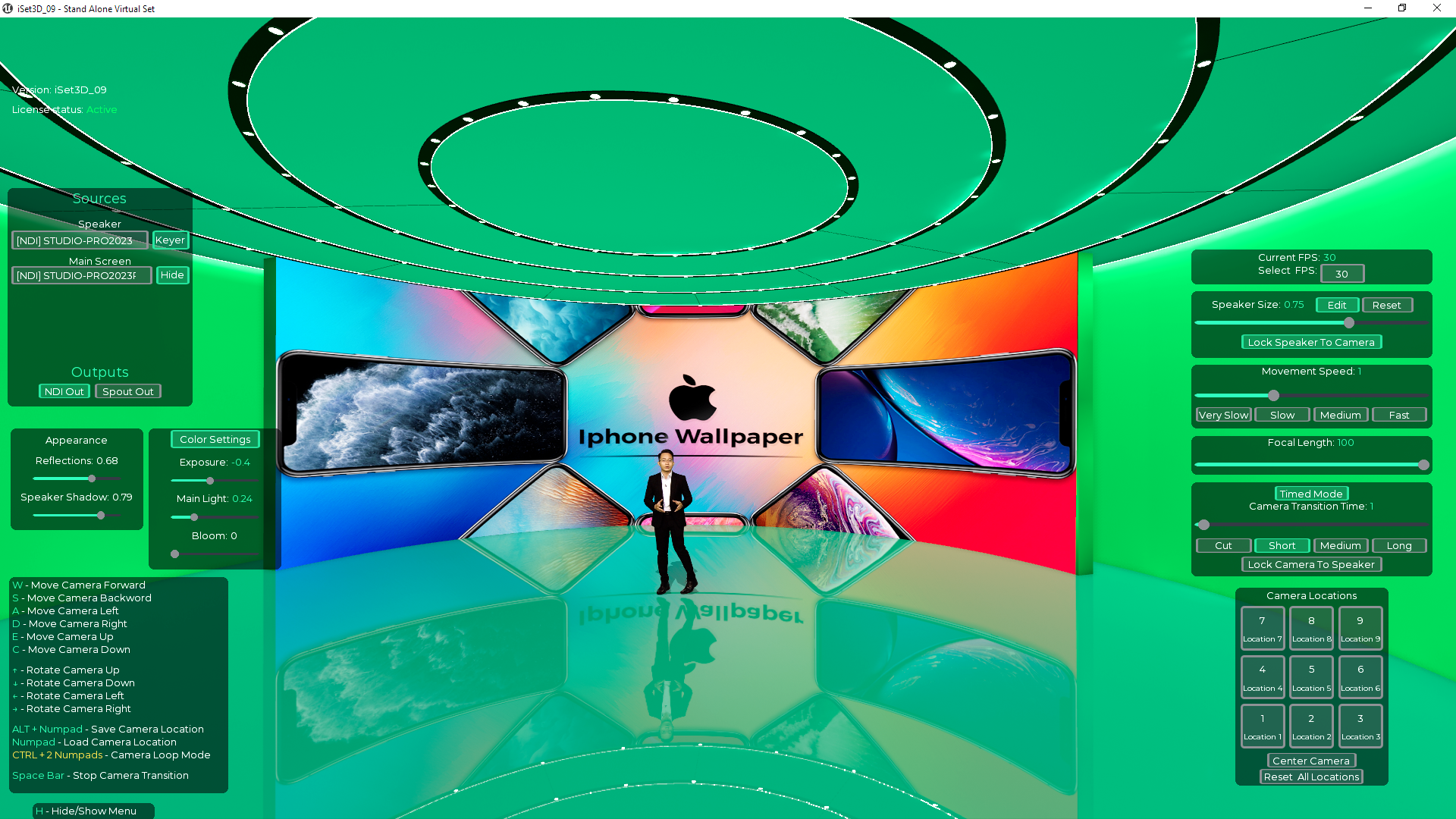 iSet3D - 3D Virtual Set Design Software