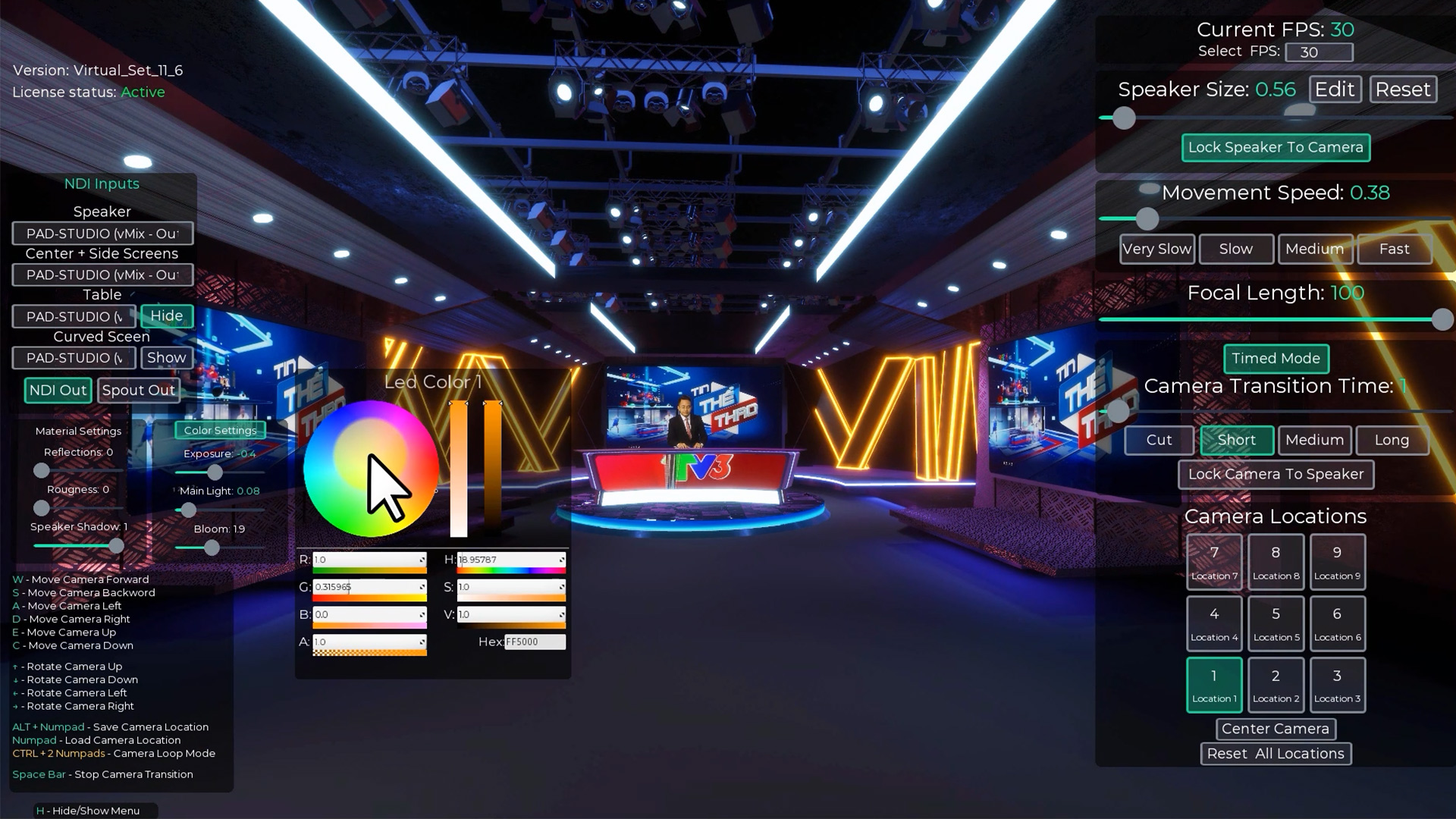 iSet3D - 3D Virtual Set Design Software