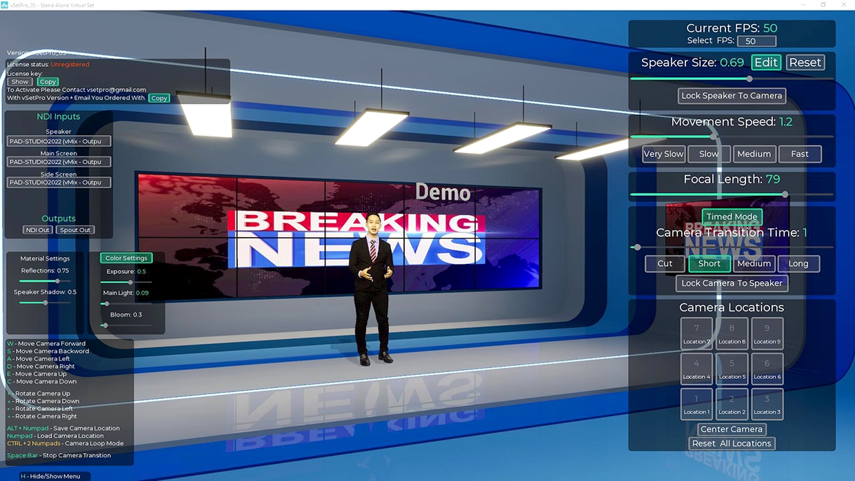 iSet3D - 3D Virtual Set Design Software