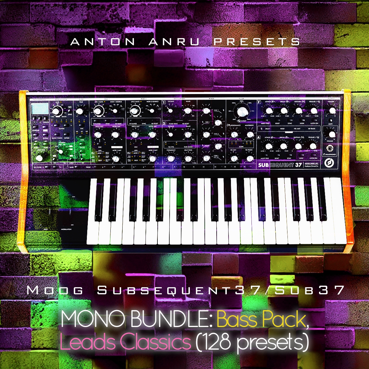 Moog Subsequent 37/Sub 37 MONO BUNDLE: 128 Patches (by - Anton Anru Presets
