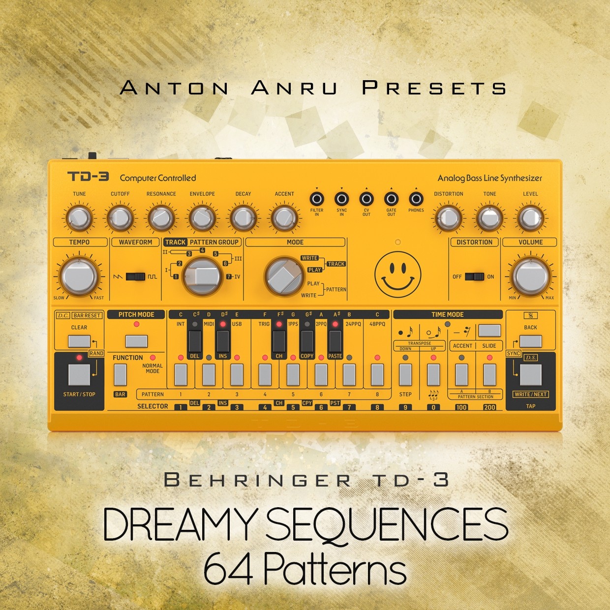 Behringer TD-3/TD-3-MO - 64 Dreamy Sequences (by Anton - Anton Anru Presets