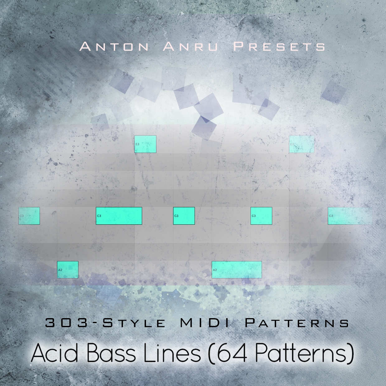 MIDI Patterns - Acid Bass Lines (64 303-Style Patterns - Anton Anru Presets