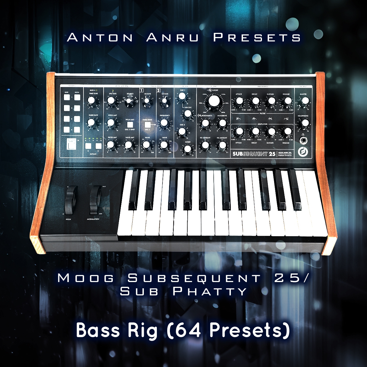 Moog Subsequent 25/Sub Phatty - Bass Rig (64 Patches) - Anton Anru Presets