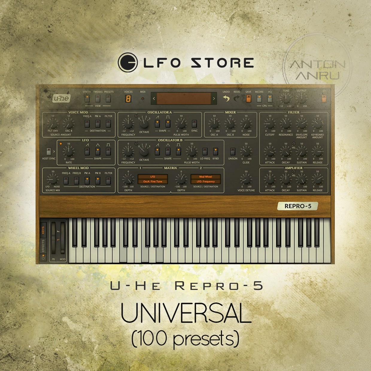 U-He Repro-5 - Universal Soundset (100 Presets by Anto - Anton Anru Presets