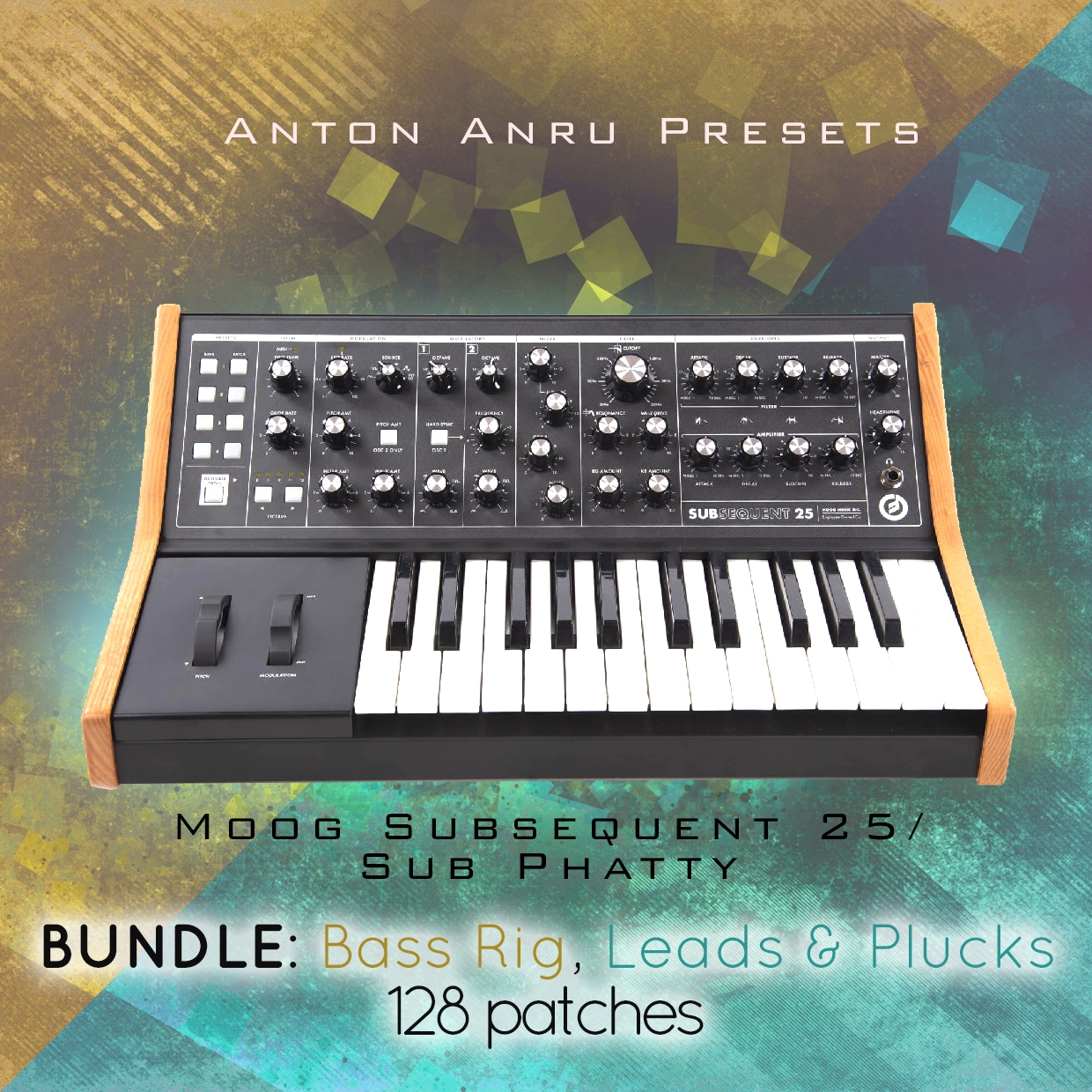 Moog Subsequent 25/Sub Phatty BUNDLE - Bass Rig + Lead - Anton Anru Presets