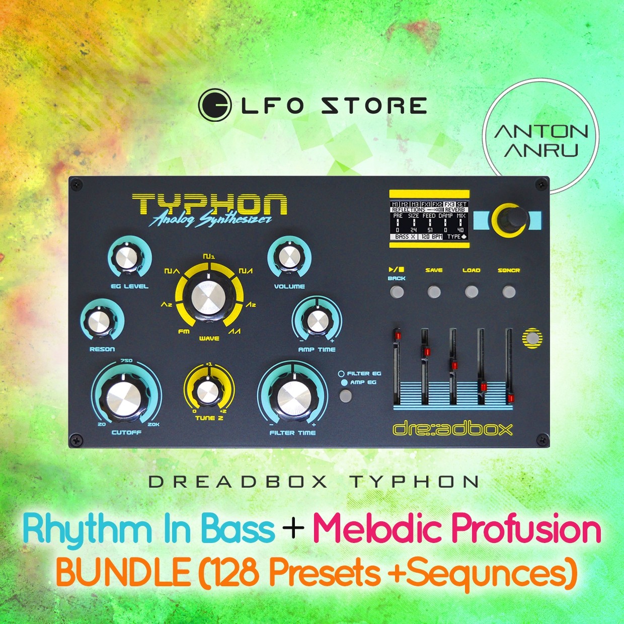 Dreadbox Typhon Bundle: Rhythm In Bass, Melodic Profus - Anton Anru Presets